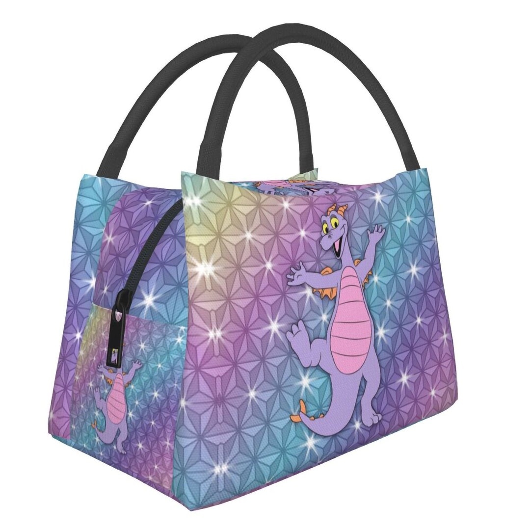 EPCOT Figment NEW Insulated Lunch Bag Sparks Purple Disney Spaceship ...