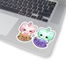 Boba Milk Tea Cat Sticker, Cute Brown Sugar Bubble Tea Sticker for Cat ...