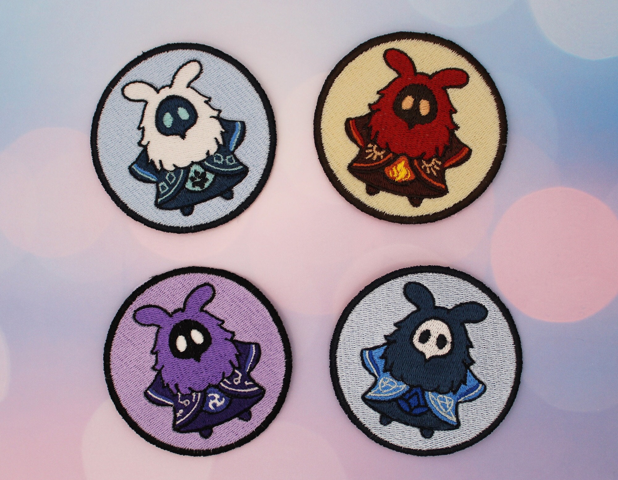 Genshin Impact Abyss Mage Embroidered Patches - Etsy