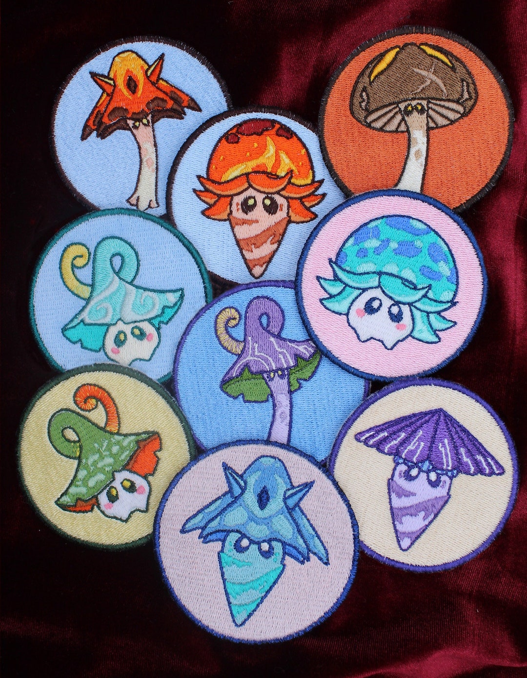 Genshin Impact Fungi Embroidered Patches - Etsy
