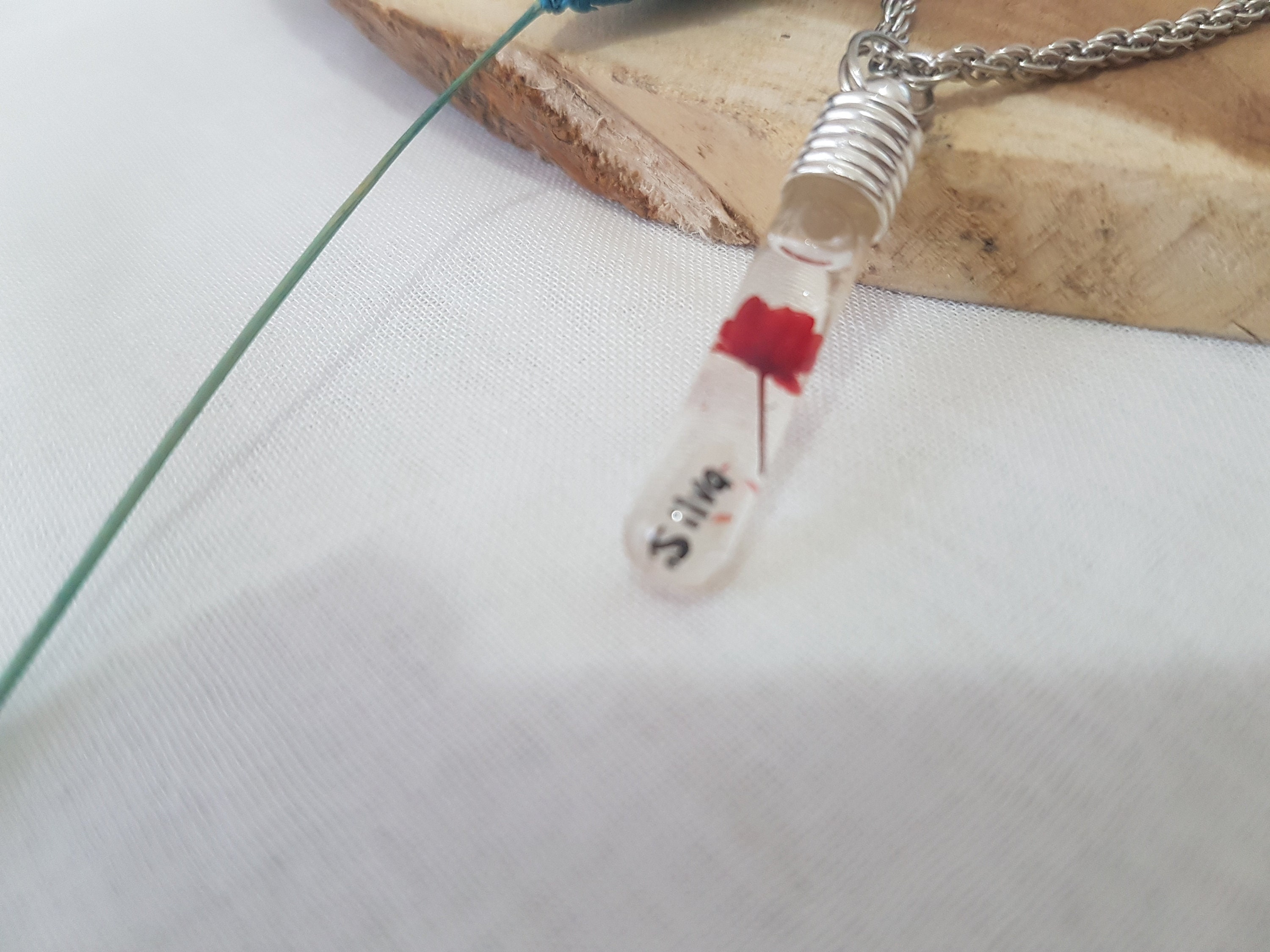 PERSONALIZED Rice Necklace, Personalized Name on Rice Necklace ,unique ...