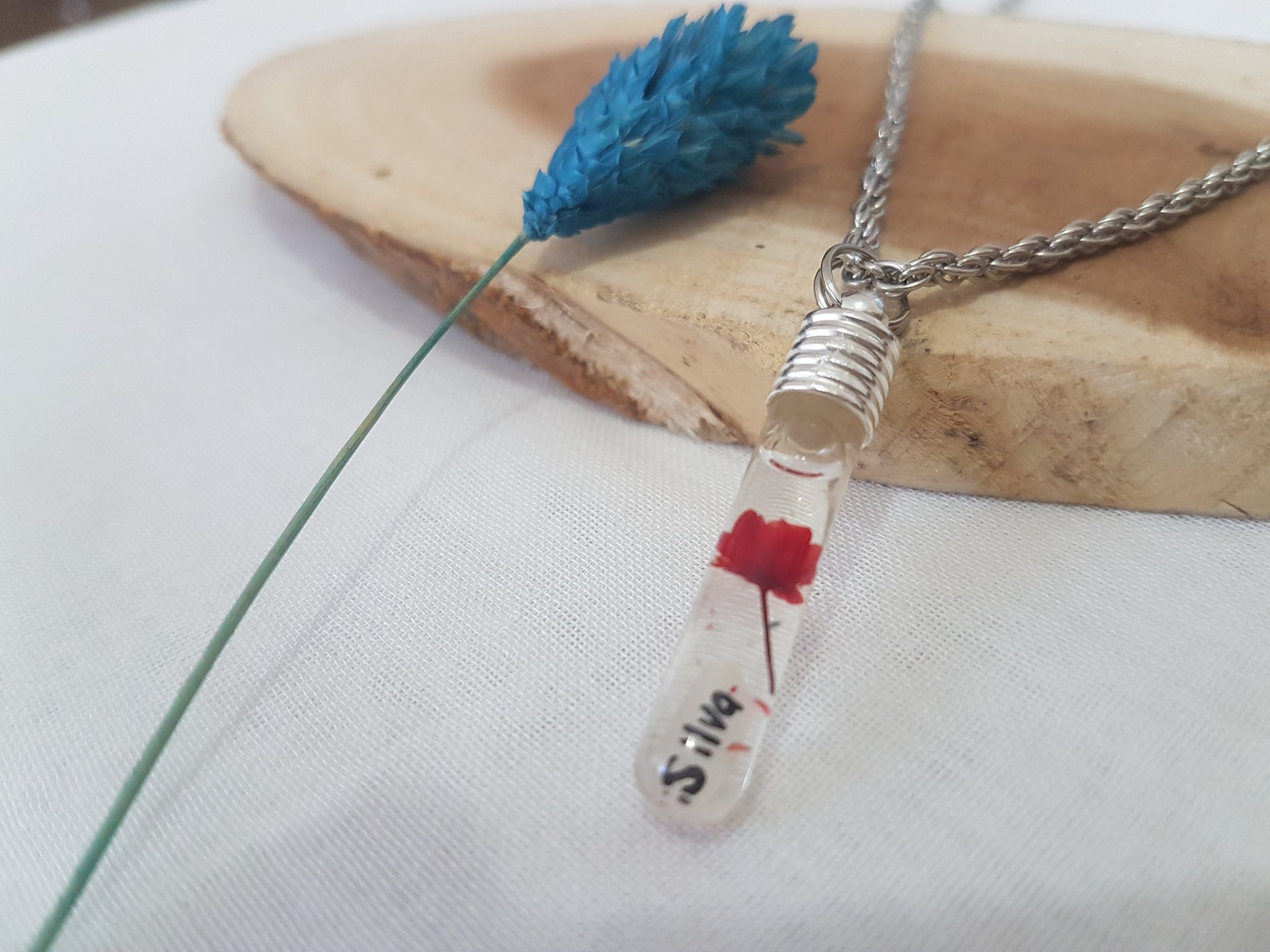 PERSONALIZED Rice Necklace, Personalized Name on Rice Necklace ,unique ...