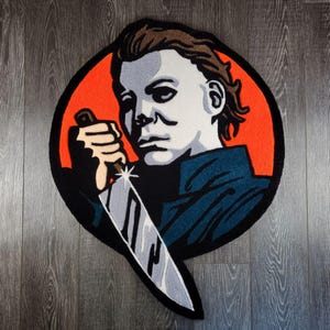Halloween Michael Myers Handmade Rug - Etsy