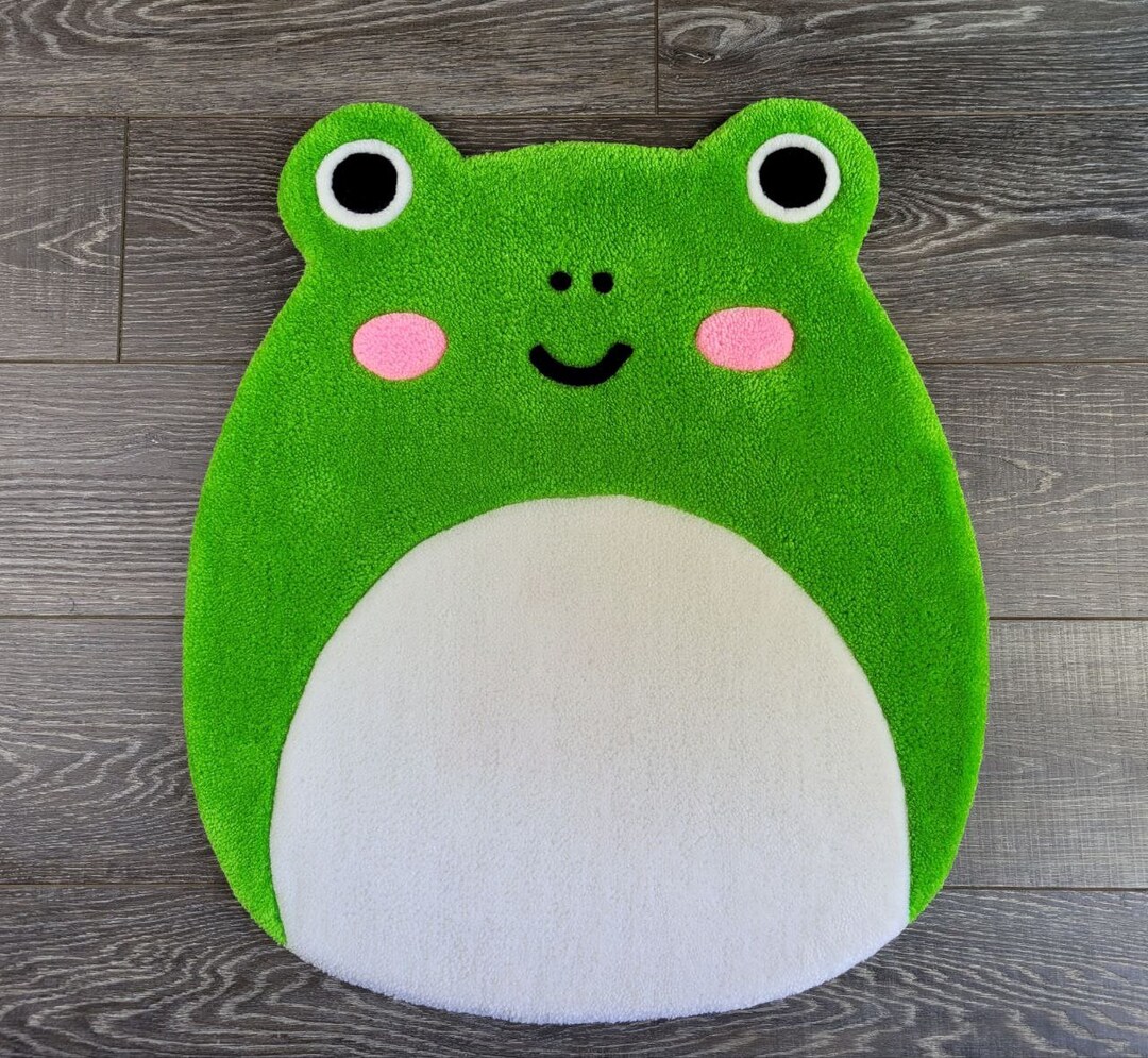 Squishmallows Wendy the Frog Handmade Rug - Etsy