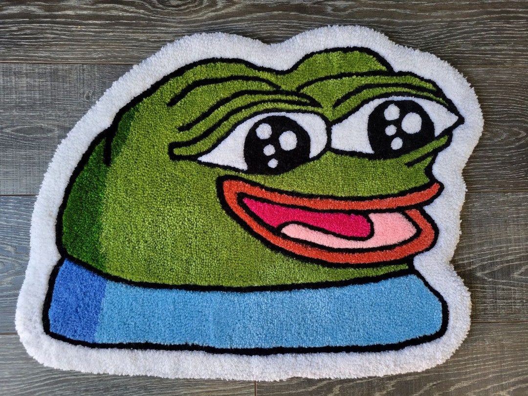 Pepe the Frog peepohappy Rug - Etsy
