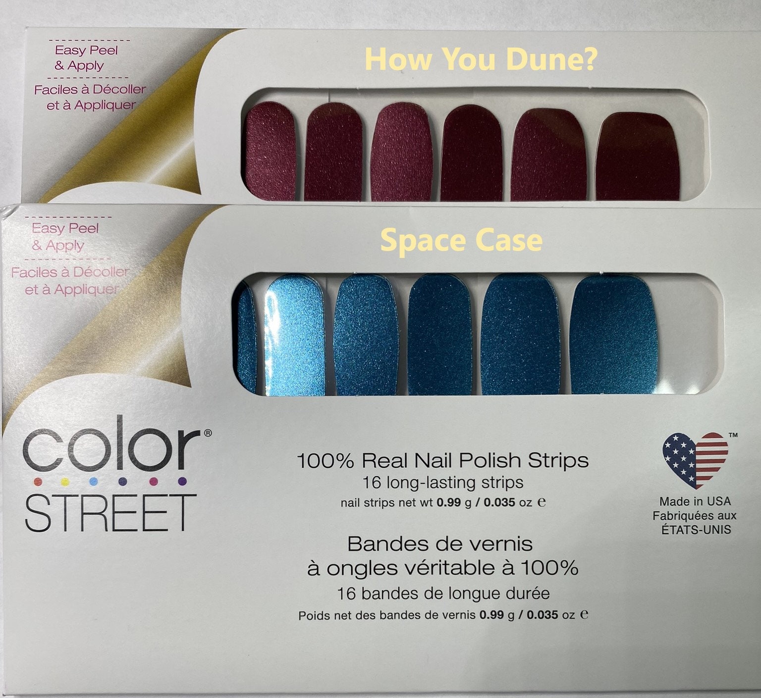 Color Street Nail Polish Strips: Solid Creme, Matte, or Shimmer - USA ...