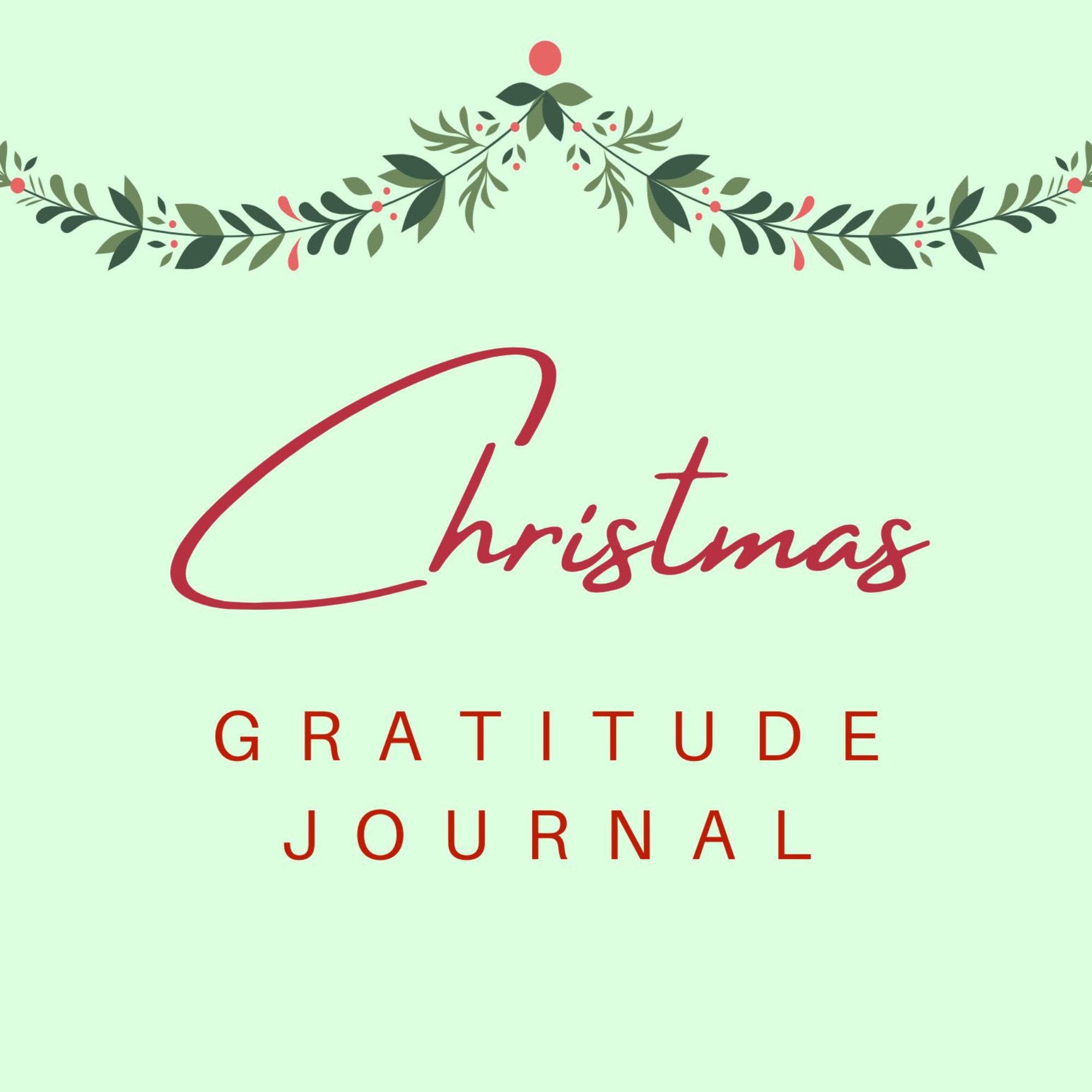 Printable Christmas Gratitude Journal Holiday Reflections Digital ...