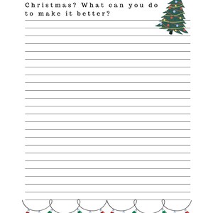 Printable Christmas Gratitude Journal Holiday Reflections Digital ...