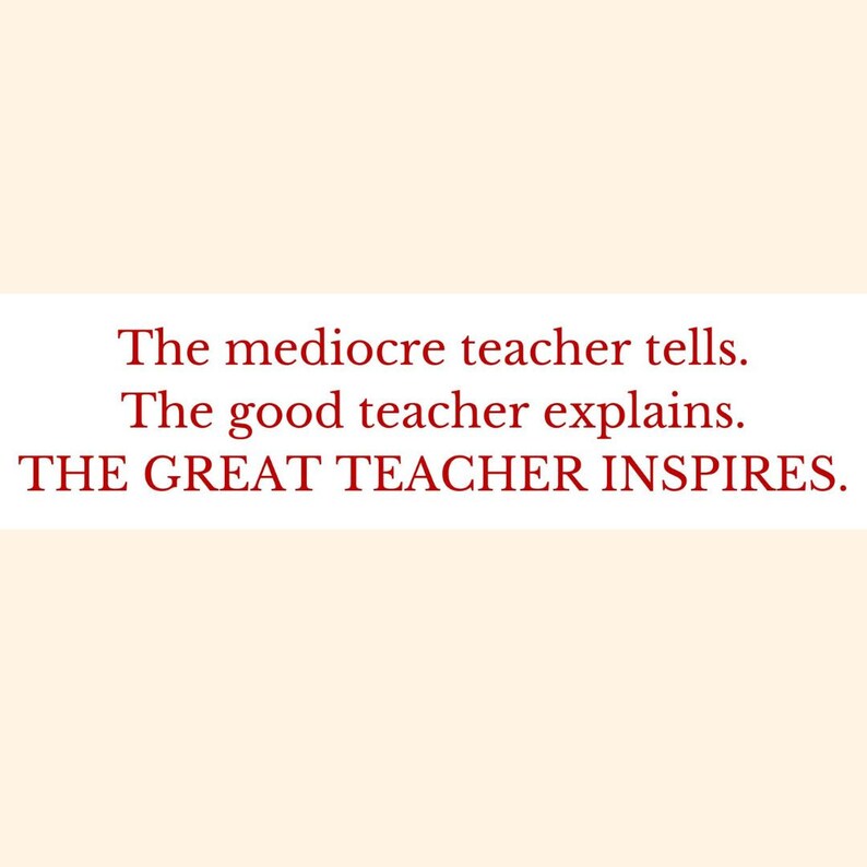 The Great Teacher Inspires | SVG, PNJ, JPG, Files | Instant Download ...