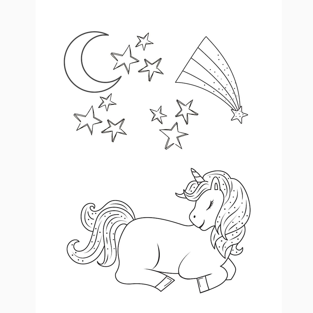Unicorn Coloring Book | Printable Sheets | Coloring Sheets for Children ...