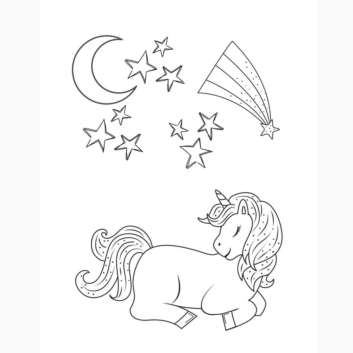 Unicorn Coloring Book | Printable Sheets | Coloring Sheets for Children ...
