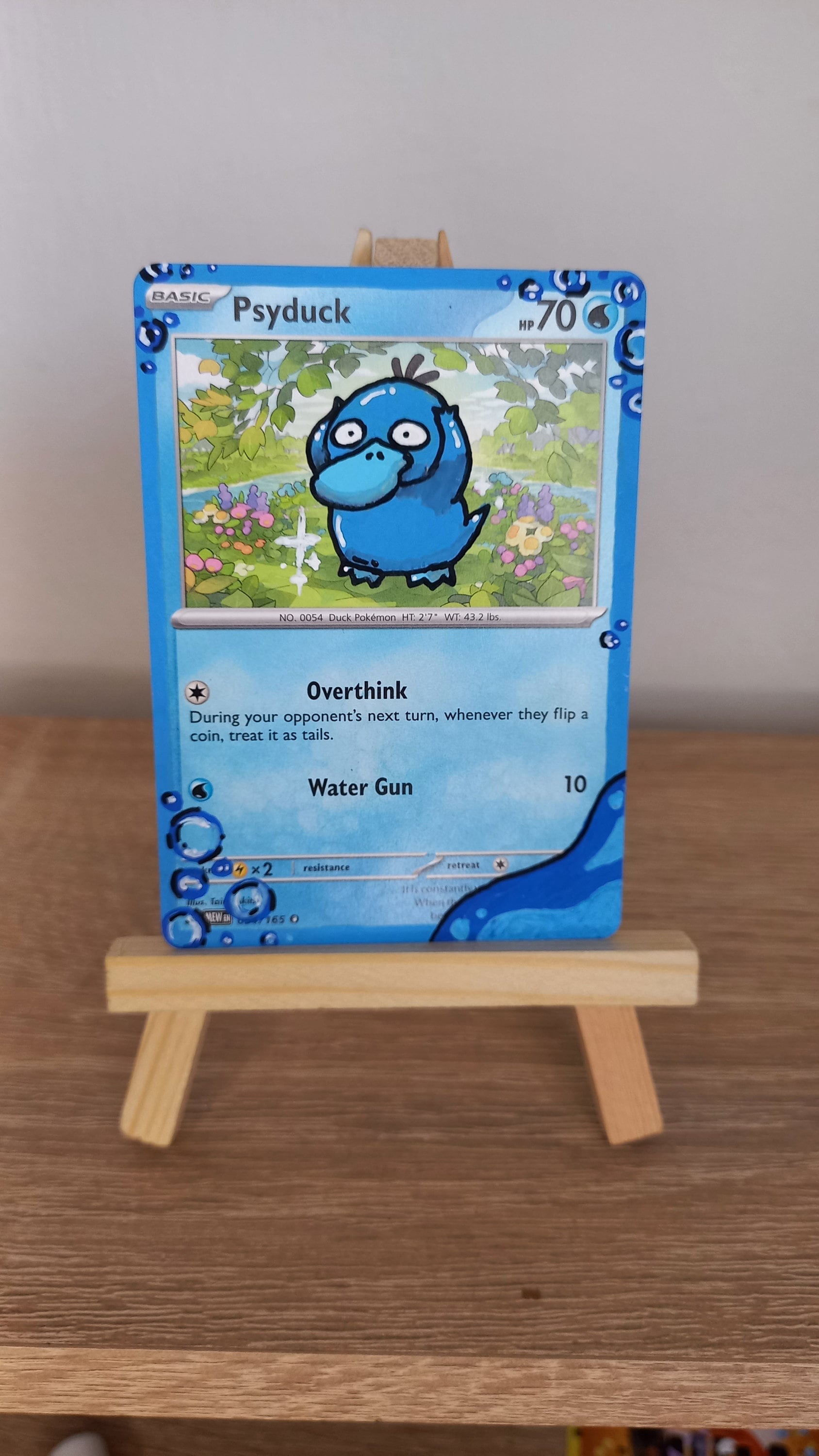 Shiny Psyduck 151 Pokémon Fan Art Altered Card - Etsy