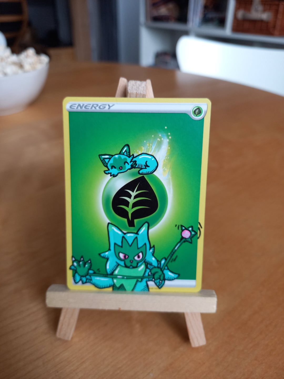Sprigatito and Floragato Pokemon Custom Painted Card - Etsy