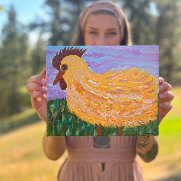 Acrylic Painting on Canvas - Etsy