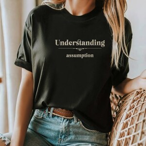 Understanding Over Assumption T-shirt Empowering Quote Apparel, Vintage ...