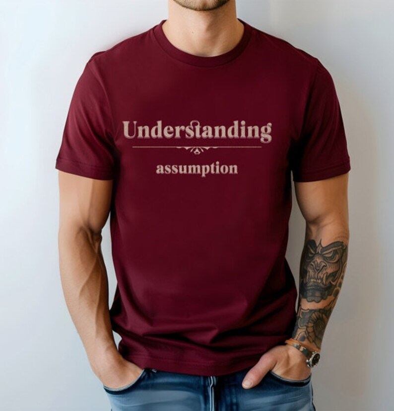 Understanding Over Assumption T-shirt Empowering Quote Apparel, Vintage ...