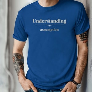 Understanding Over Assumption T-shirt Empowering Quote Apparel, Vintage ...