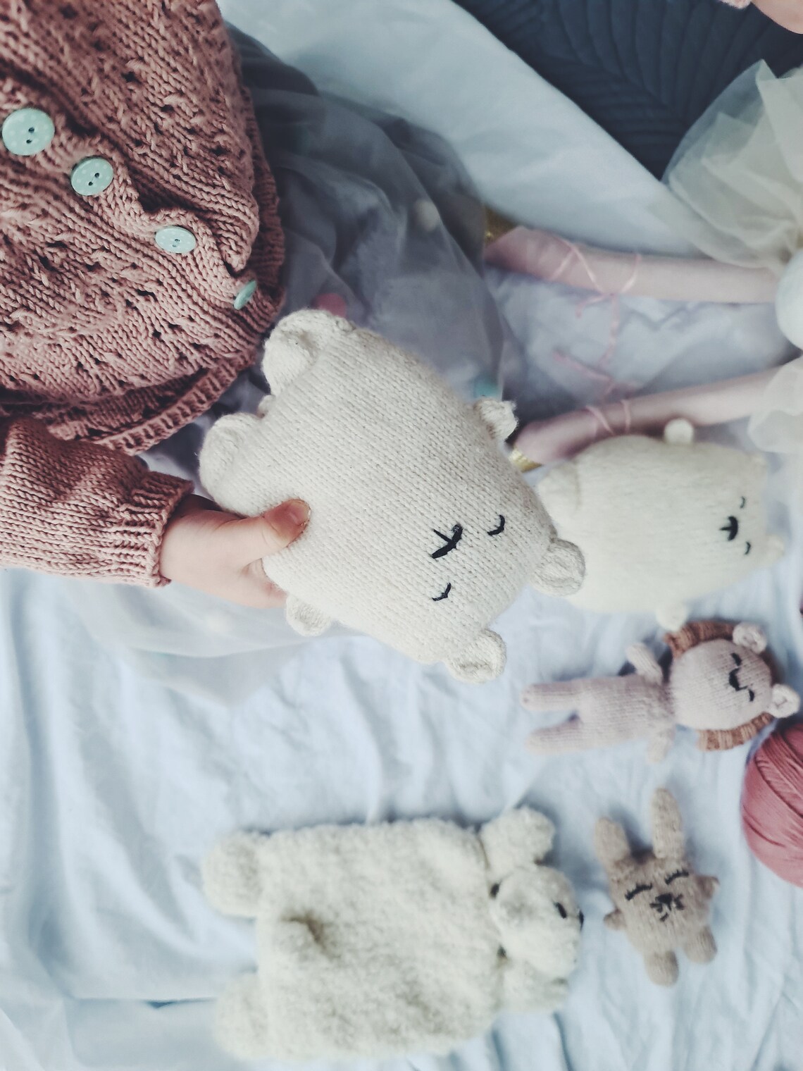 Knitting Pattern Ibo the Polar Bear - Easy Knit - Knitting Patterns ...