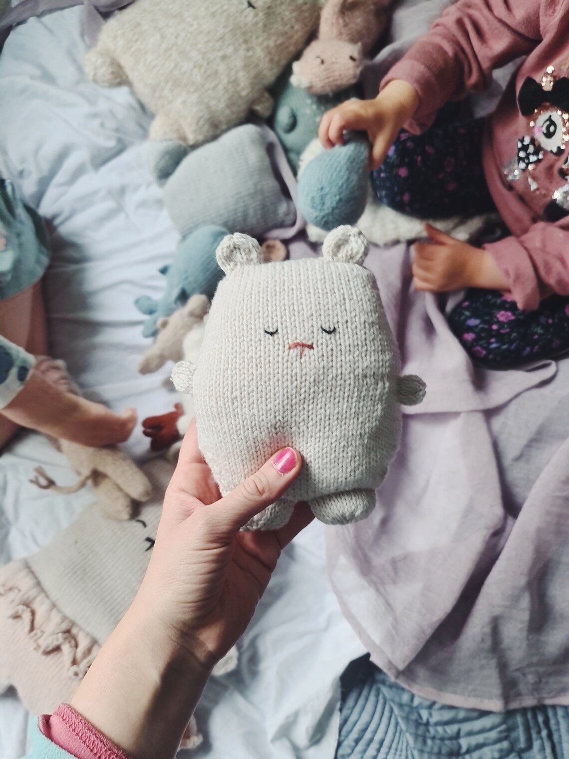 Knitting Pattern Ibo the Polar Bear - Easy Knit - Knitting Patterns ...