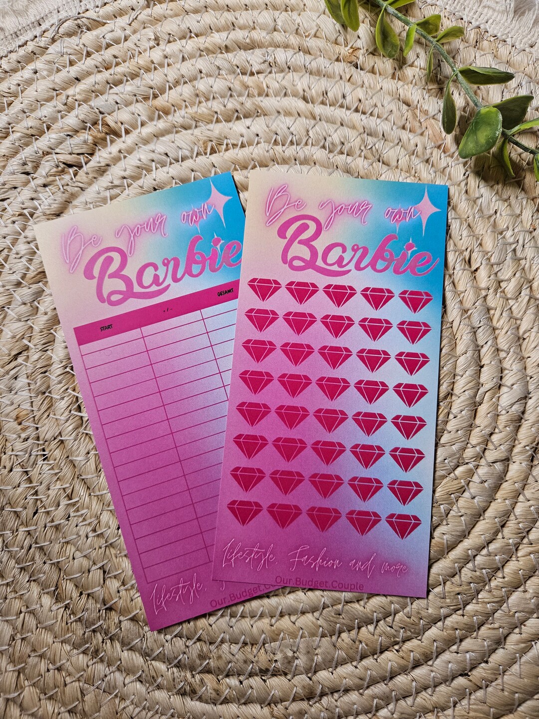 Be Your Own Barbie Challenge Print Version 200 G Paper Suitable for A6 ...