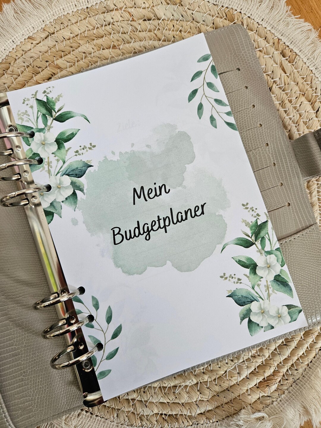 Budget Planner XL Planner Green A5 Print Version as a Ring Binder ...