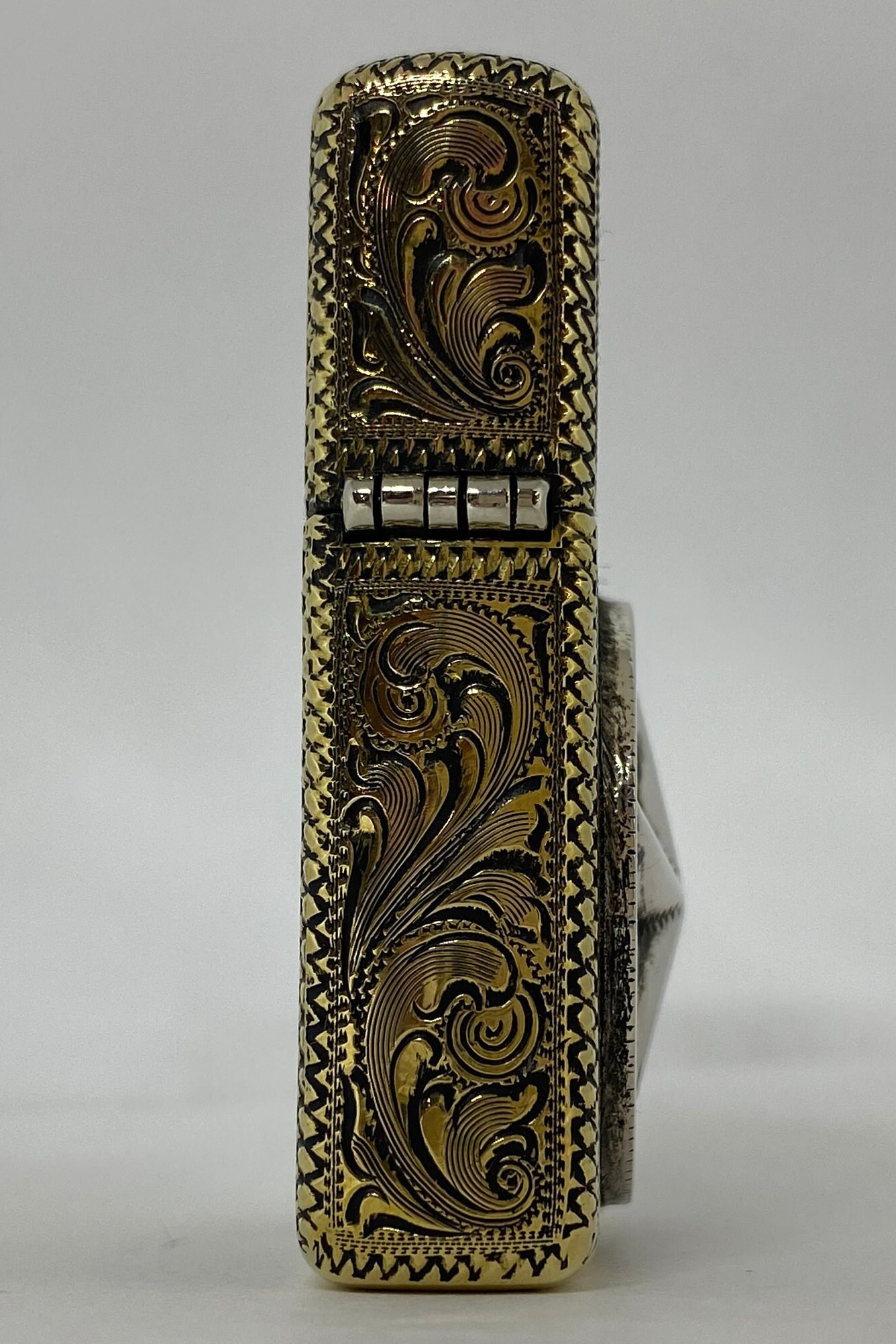 Silver King Brass, Armor Wall Zippo Lighter With Sterling Silver ...