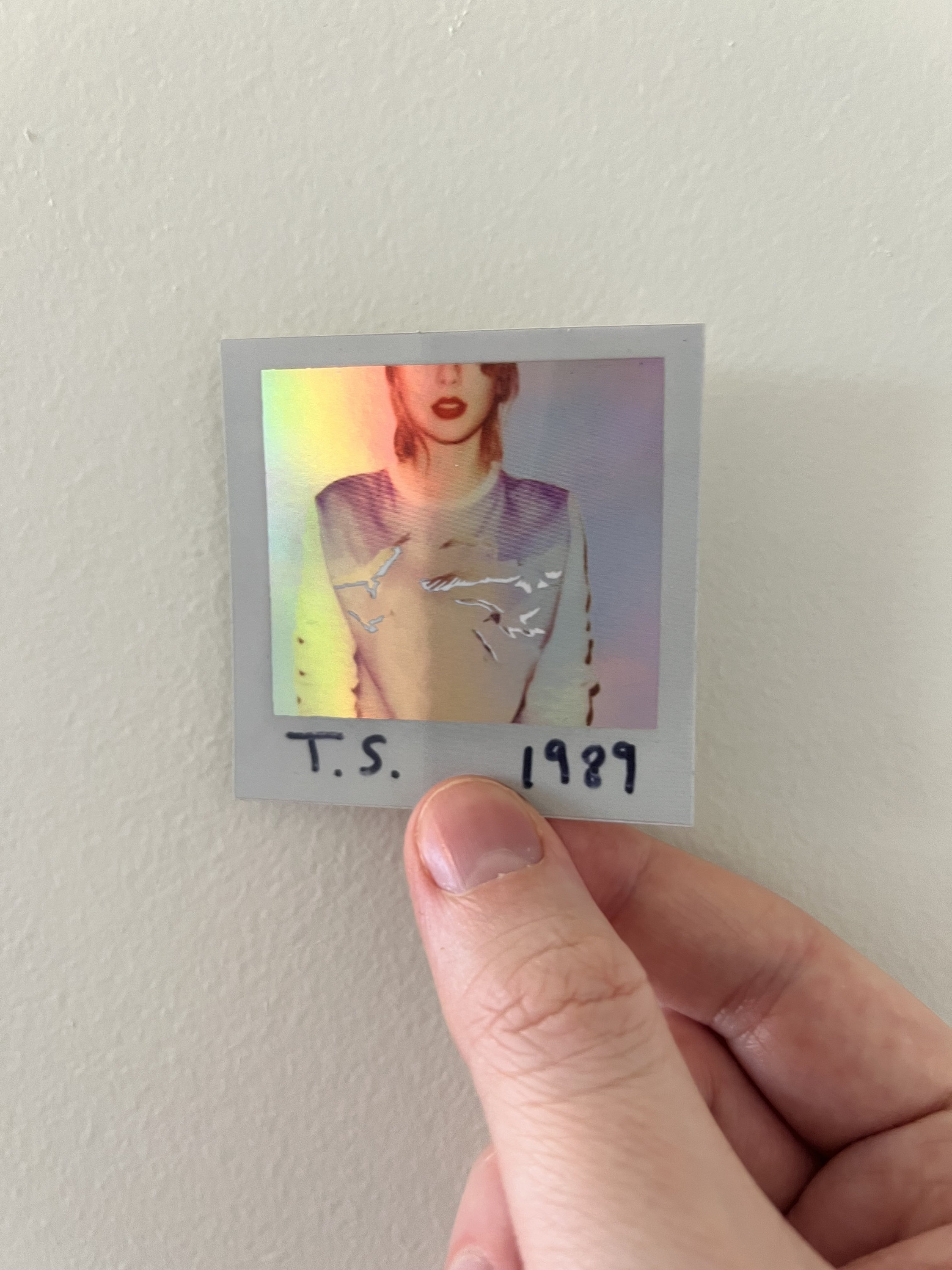 Taylor Swift 1989 Sticker 1989 Merch Holographic Sticker Taylor Swiftie ...