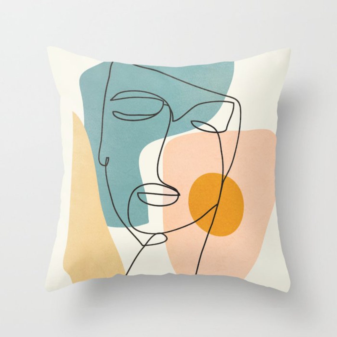 Decorative Mandala Artistic Geometry Pillow Case, Nordic Living Room ...