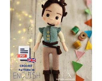 Crochet Pattern Prince Doll Amigurumi Pdf English - Etsy
