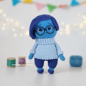 Crochet English PDF Pattern (5 in 1 Bundle) Sadness, Joy, Disgust ...