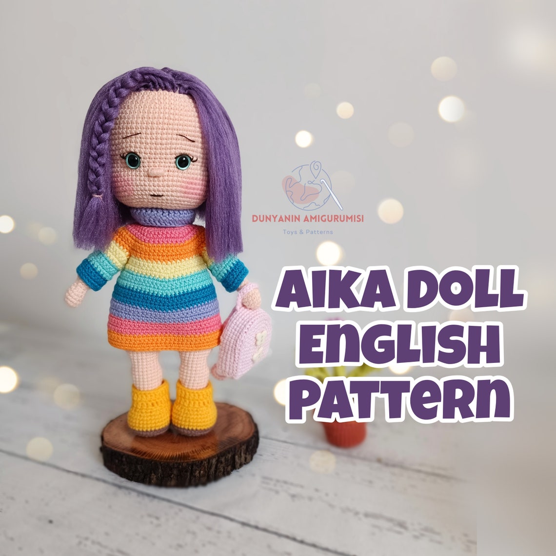 Crochet Pattern Aika Doll Amigurumi PDF English Pattern - Etsy