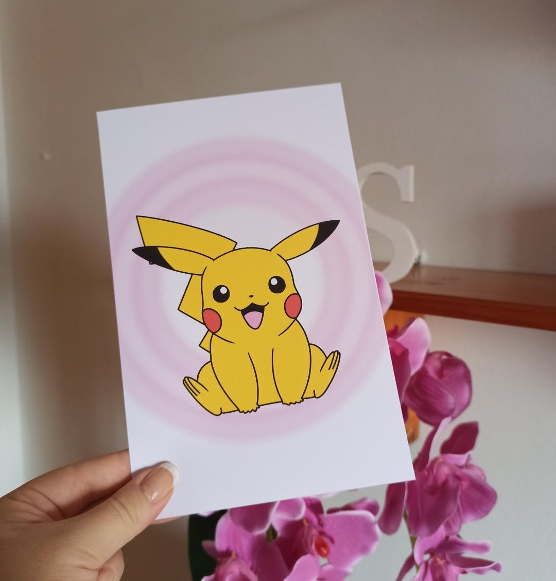 Pikachu Art Print - Etsy