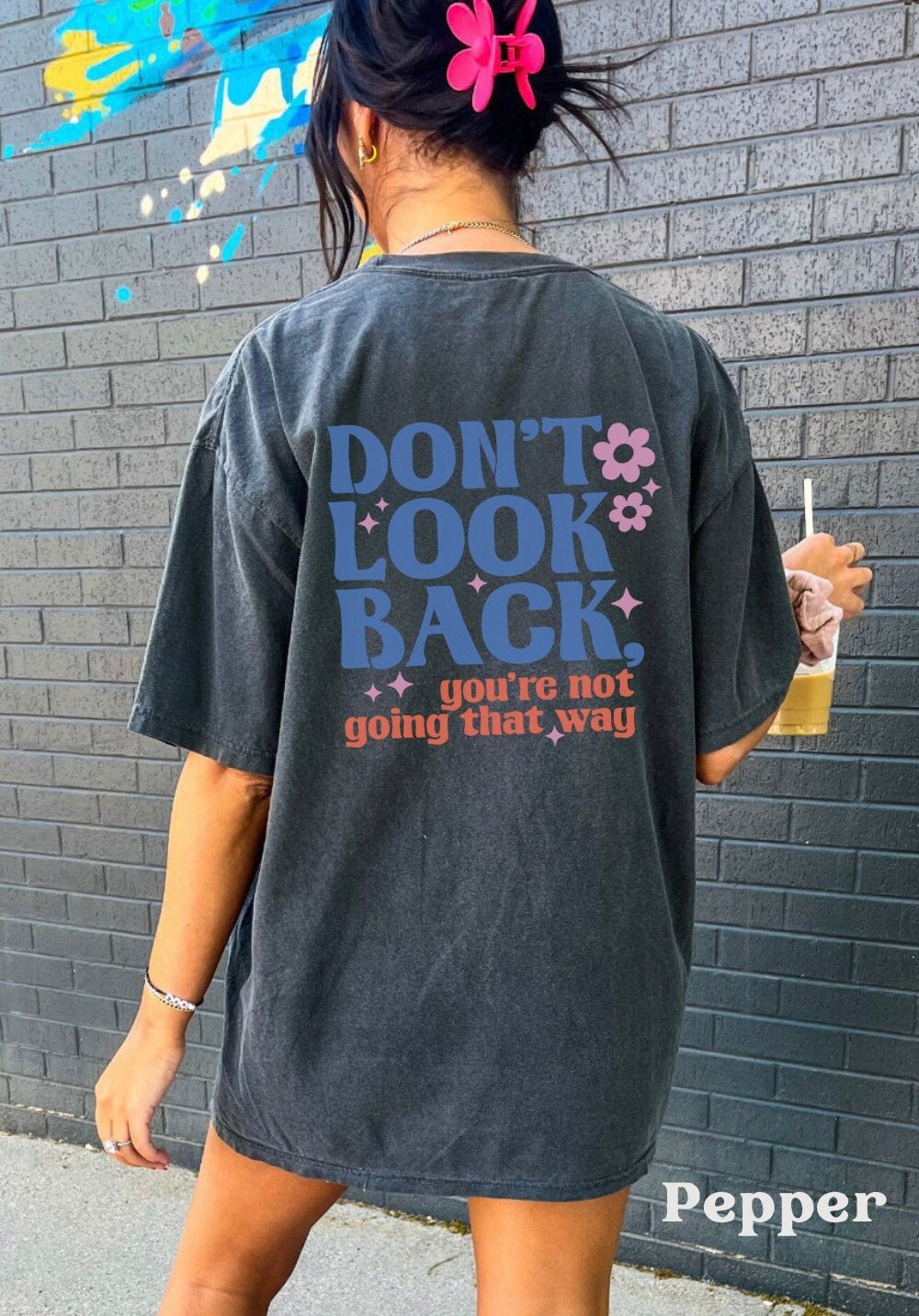 Positive Message on Back Shirt Inspirational Quotes Tshirt Words on ...