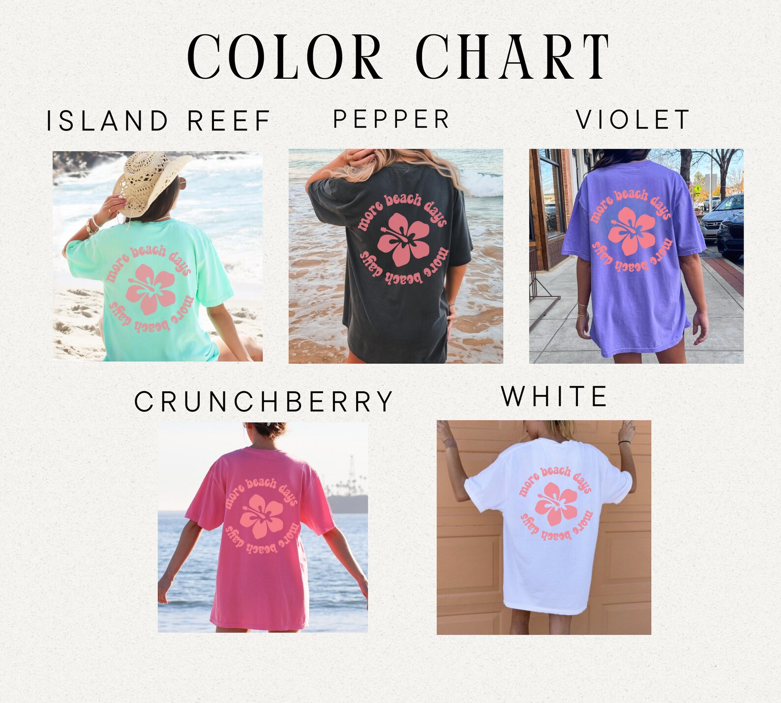Retro Beach Shirt Cute Oversized Beach Tshirt Preppy Summer Shirt More ...