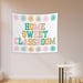 Home Sweet Classroom Tapestry Pastel Rainbow Banner for Classroom Retro ...