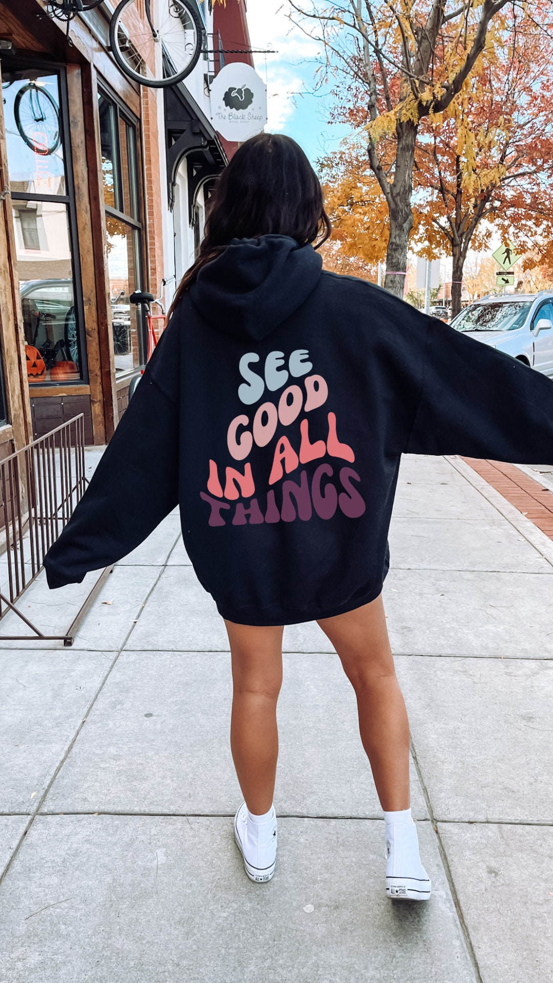 See Good in All Things Hoodie Positive Message Hoodies Positive Quotes ...