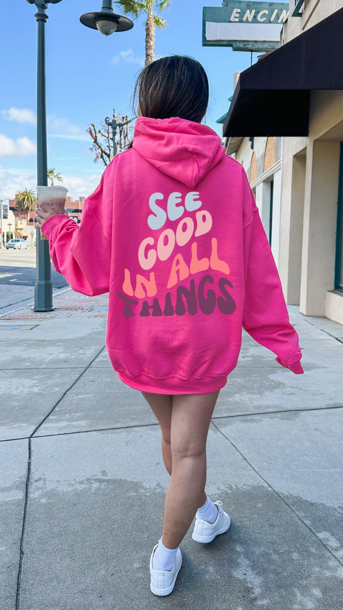 See Good in All Things Hoodie Positive Message Hoodies Positive Quotes ...