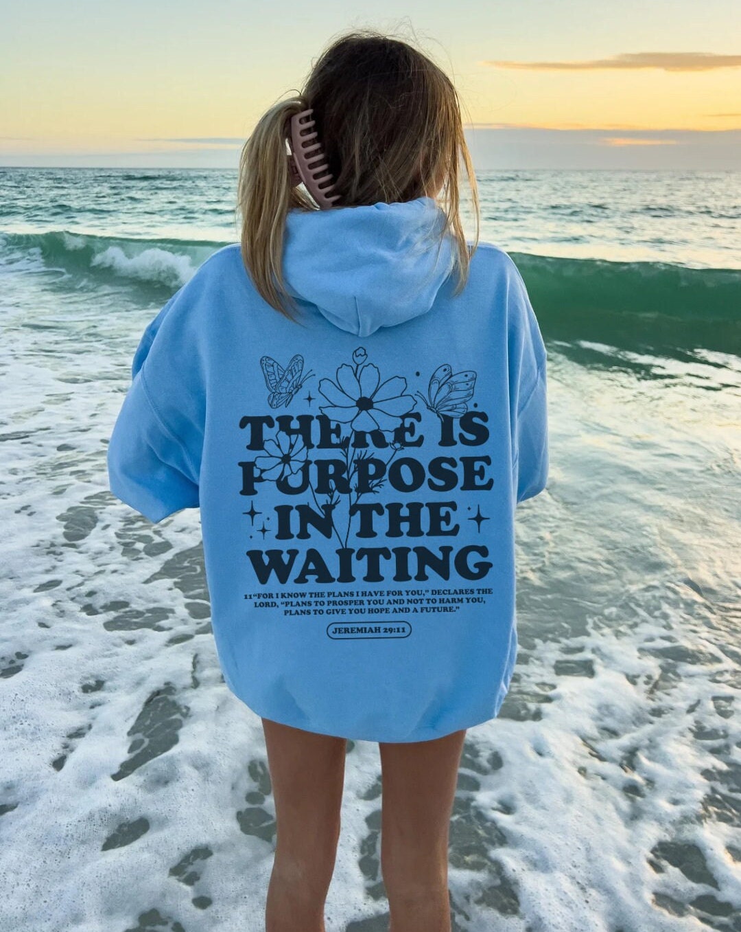 Jeremiah 29 11 Hoodie Cool Christian Sweatshirt Aesthetic Bible Verse ...