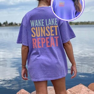 Retro Lake Shirt Family Lake Tee Girls Trip Tshirt Lake Vacation ...