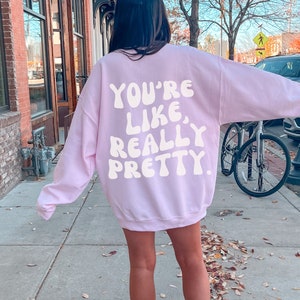 Positive Message Sweatshirt Positive Quotes Hoodie Trendy Crewneck ...