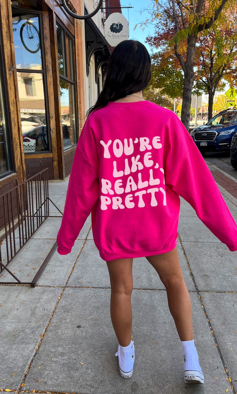 Positive Message Sweatshirt Positive Quotes Hoodie Trendy Crewneck ...