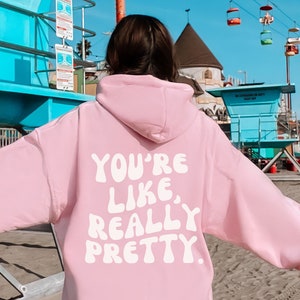 Positive Message Hoodies Positive Quotes Hoodies Word on Back Hoodies ...