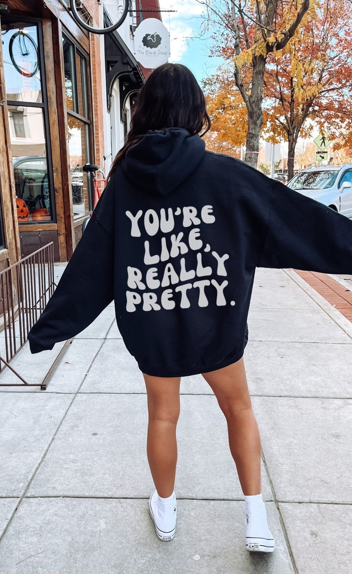 Positive Message Hoodies Positive Quotes Hoodies Word on Back Hoodies ...