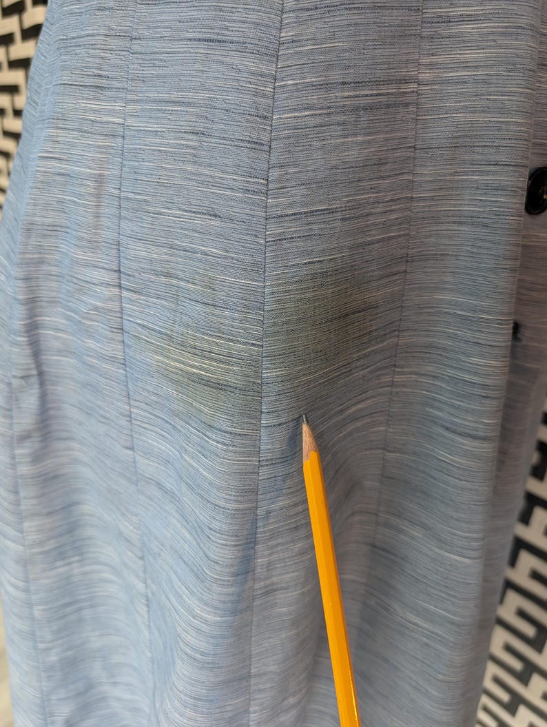 VTG 1950s Toni Todd Blue Button up Dress (large) - Etsy