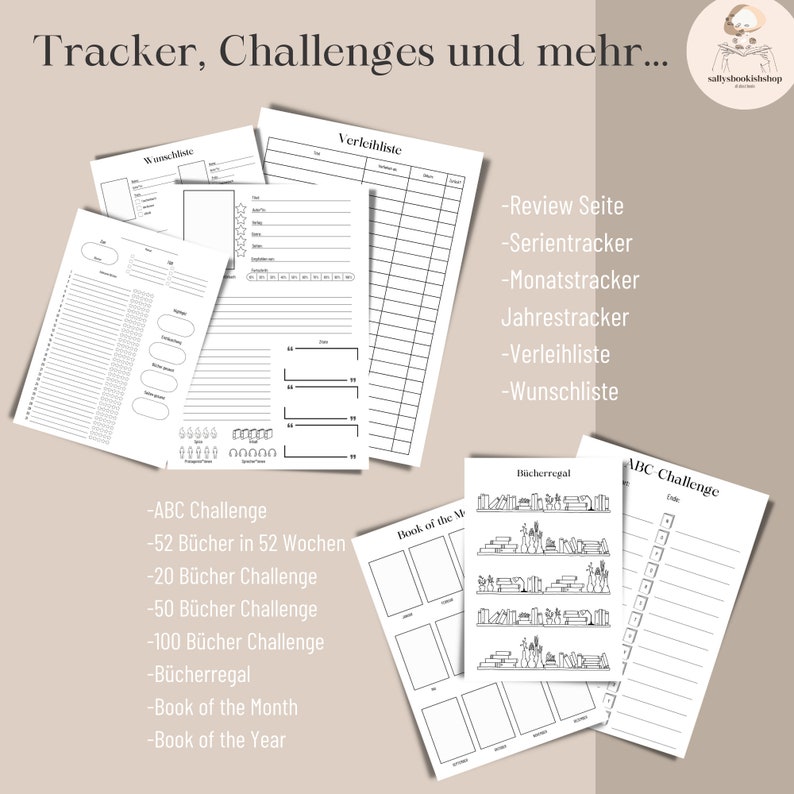 Printable Reading Journal, Print Template Reading Diary, Reading ...