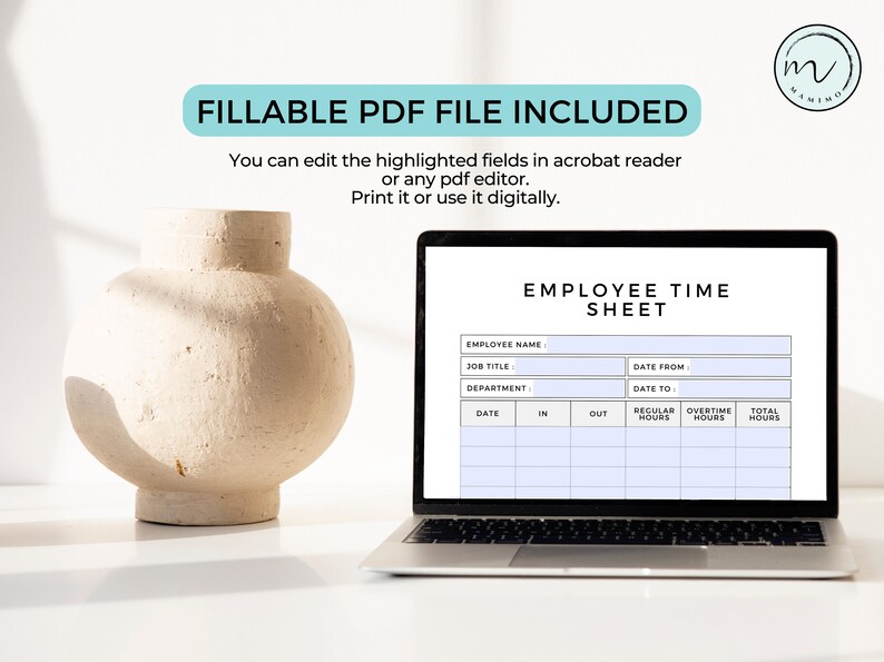 Employee Time Sheet, Employee Scheduling Timesheet, Office Time Card ...