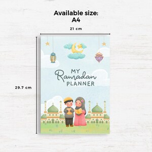 Ramadan Planner Kids, Islamic Activity Book, Daily Muslim Planner ...