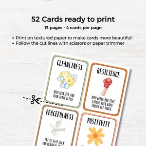 Values Cards for Kids, Moral Values Flash Cards, Counseling, Social ...