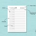 Vocabulary List Printable, Language Study Notebook Template, Language ...