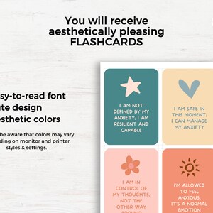 Anxiety Coping Statement Cards, DBT Coping Skills Cards, Affirmation ...